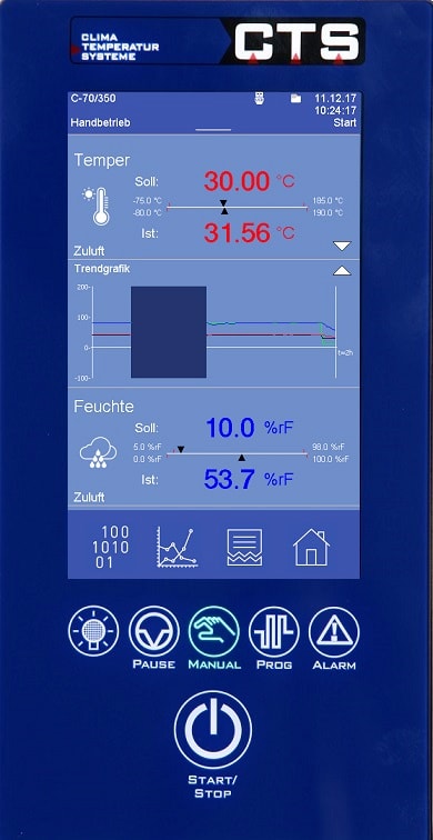Neue Bedieneinheit für CTS Geräte - CTS Umweltsimulation